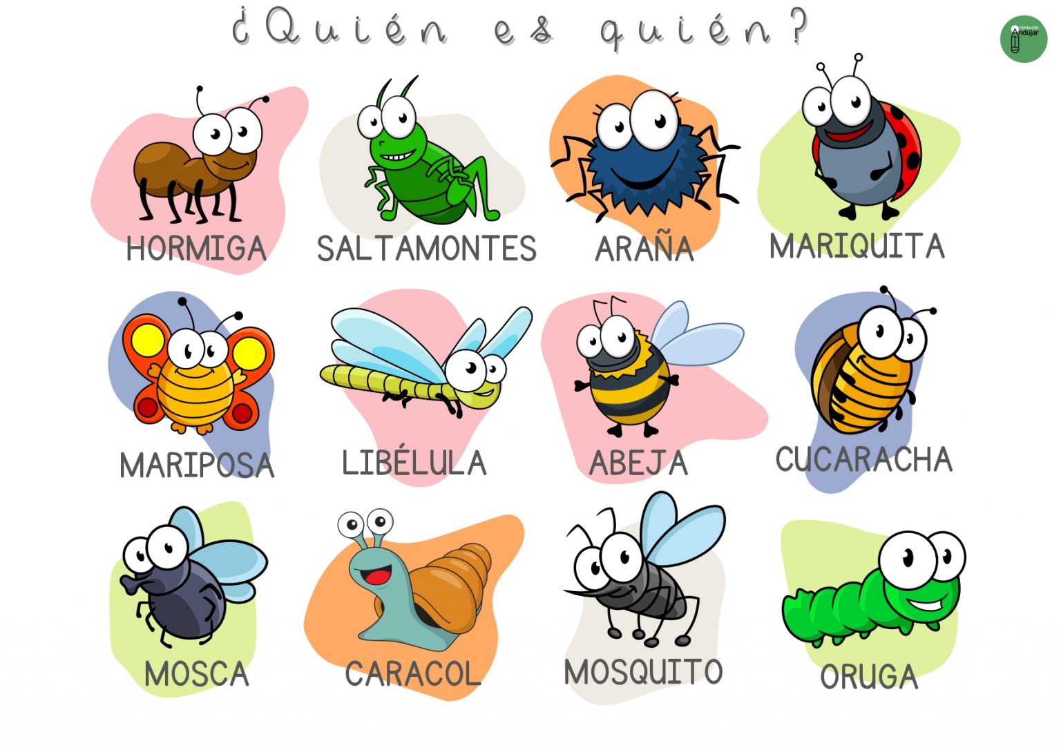 Divertidos tableros para jugar a "¿Quién es quién?" - Orientacion Andujar