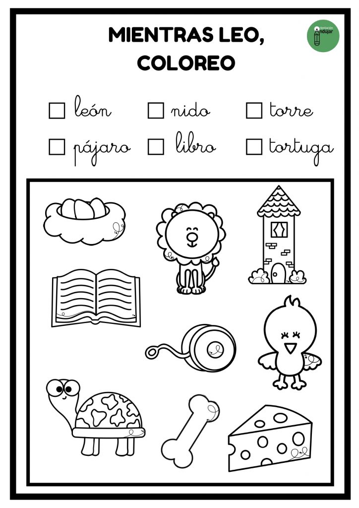 Mientras leo, coloreo - Orientacion Andujar