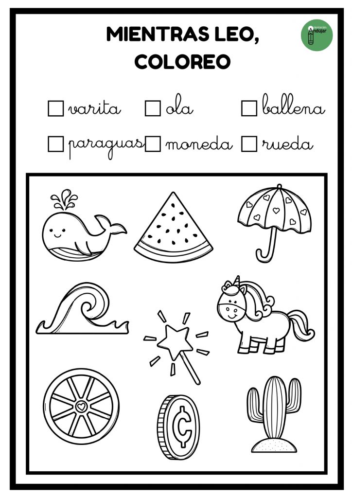 Mientras leo, coloreo - Orientacion Andujar