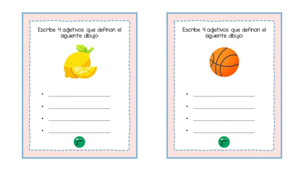 Escritura creativa: Adjetivos calificativos - Orientacion Andujar