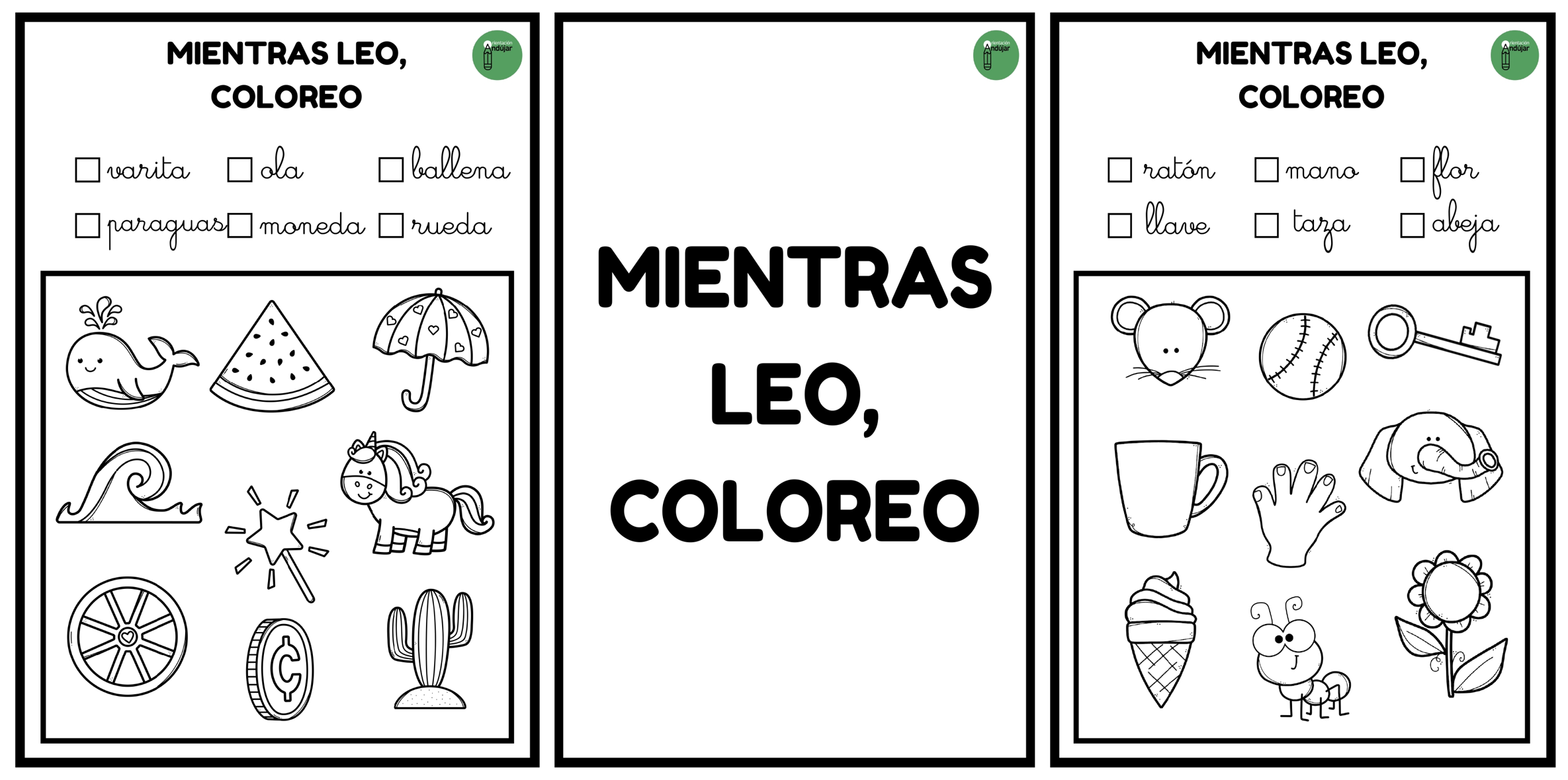 Mientras leo, coloreo - Orientacion Andujar