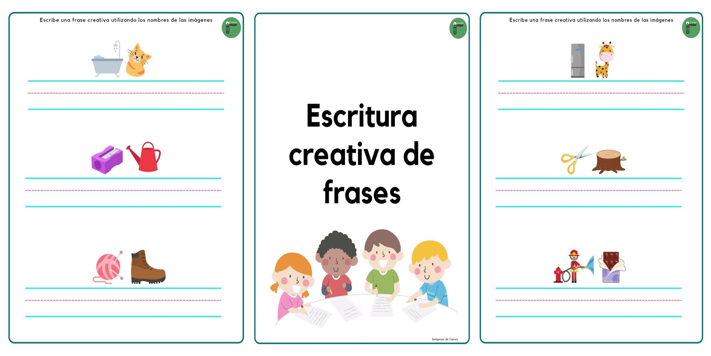 Escritura creativa de frases - Orientacion Andujar