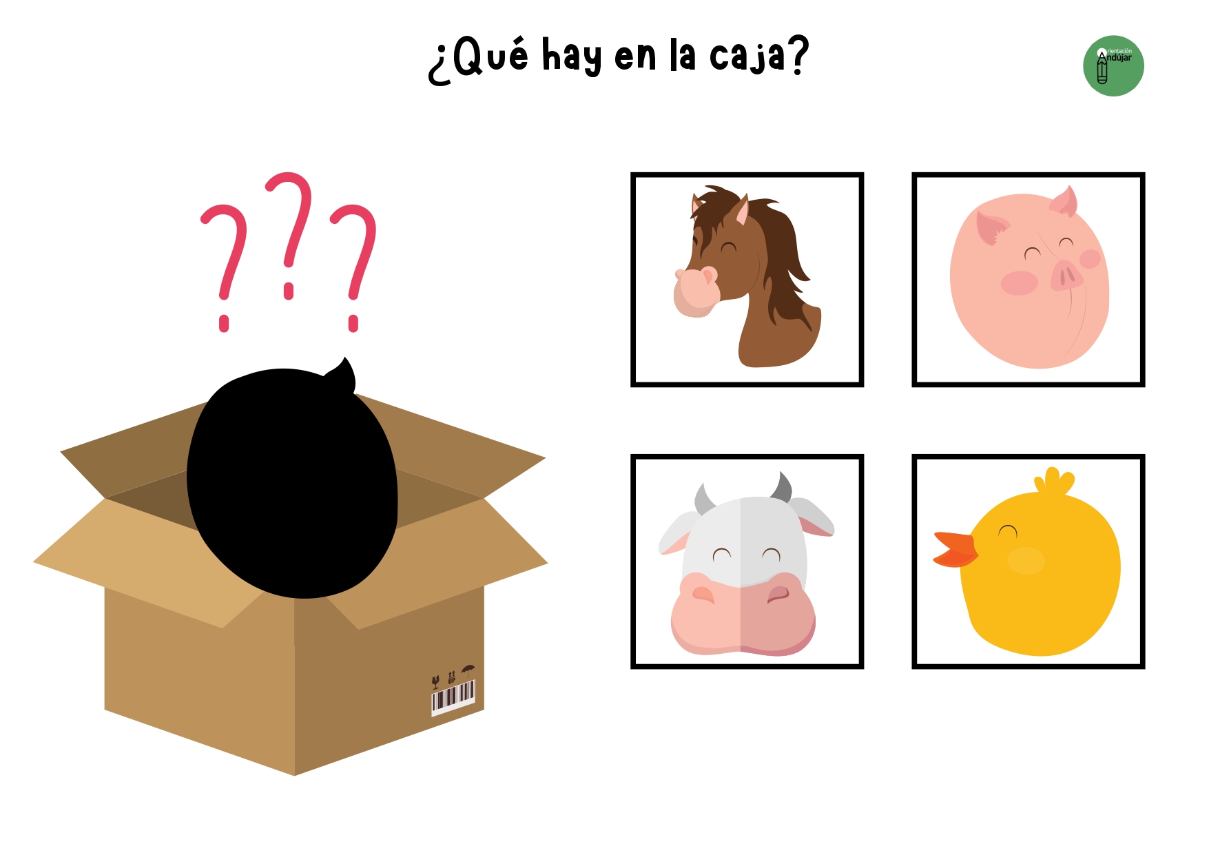 ¿Qué hay en la caja? Divertida actividad de atención - Orientacion Andujar