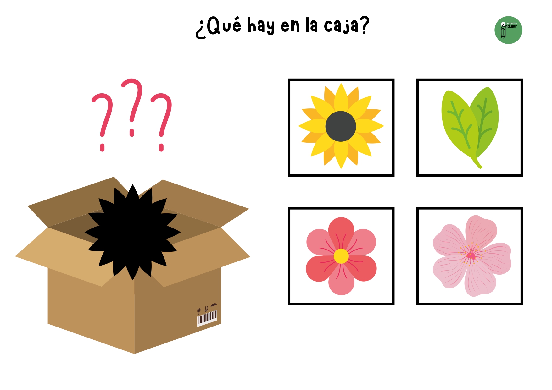 ¿Qué hay en la caja? Divertida actividad de atención - Orientacion Andujar