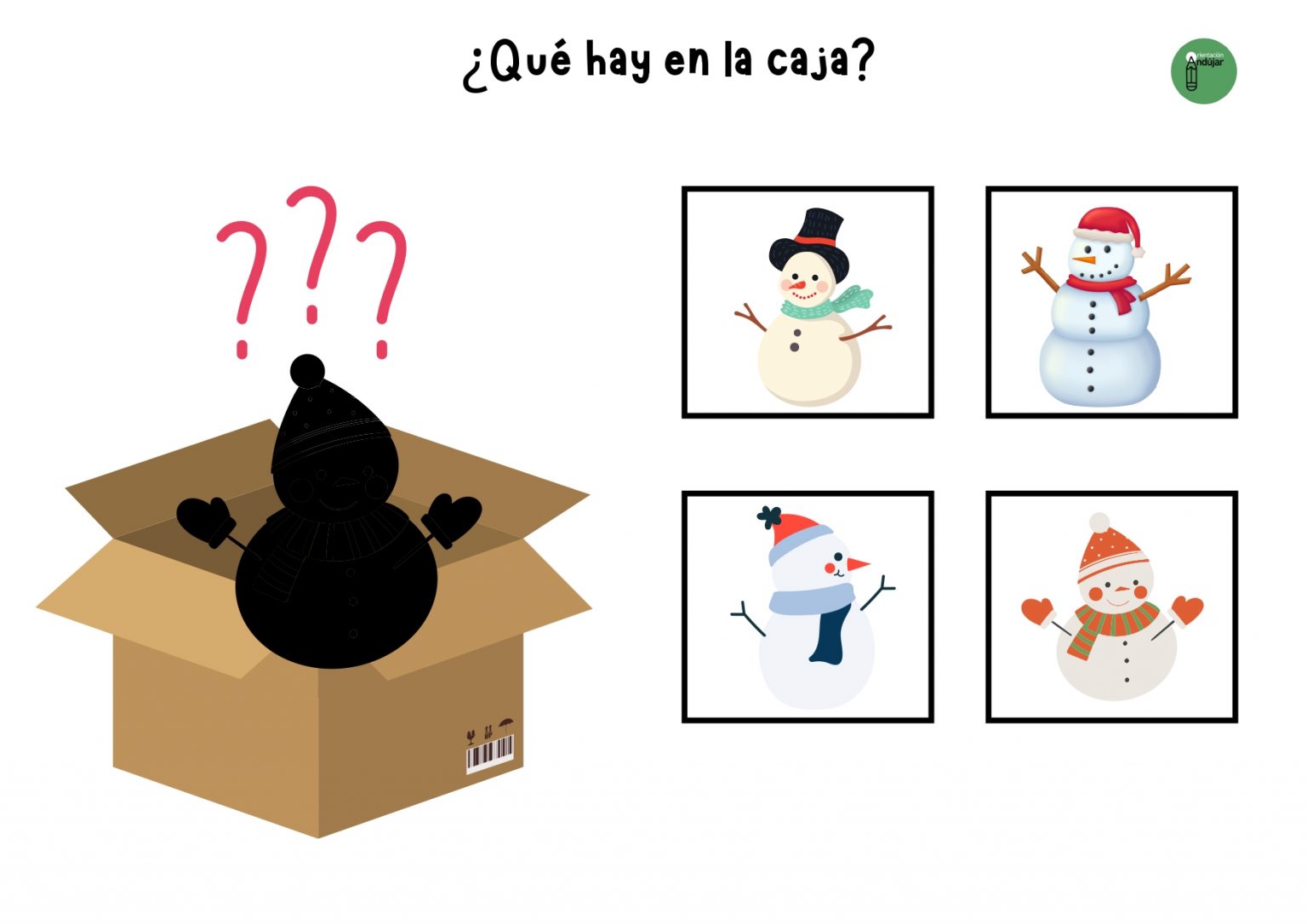¿Qué hay en la caja? Divertida actividad de atención - Orientacion Andujar