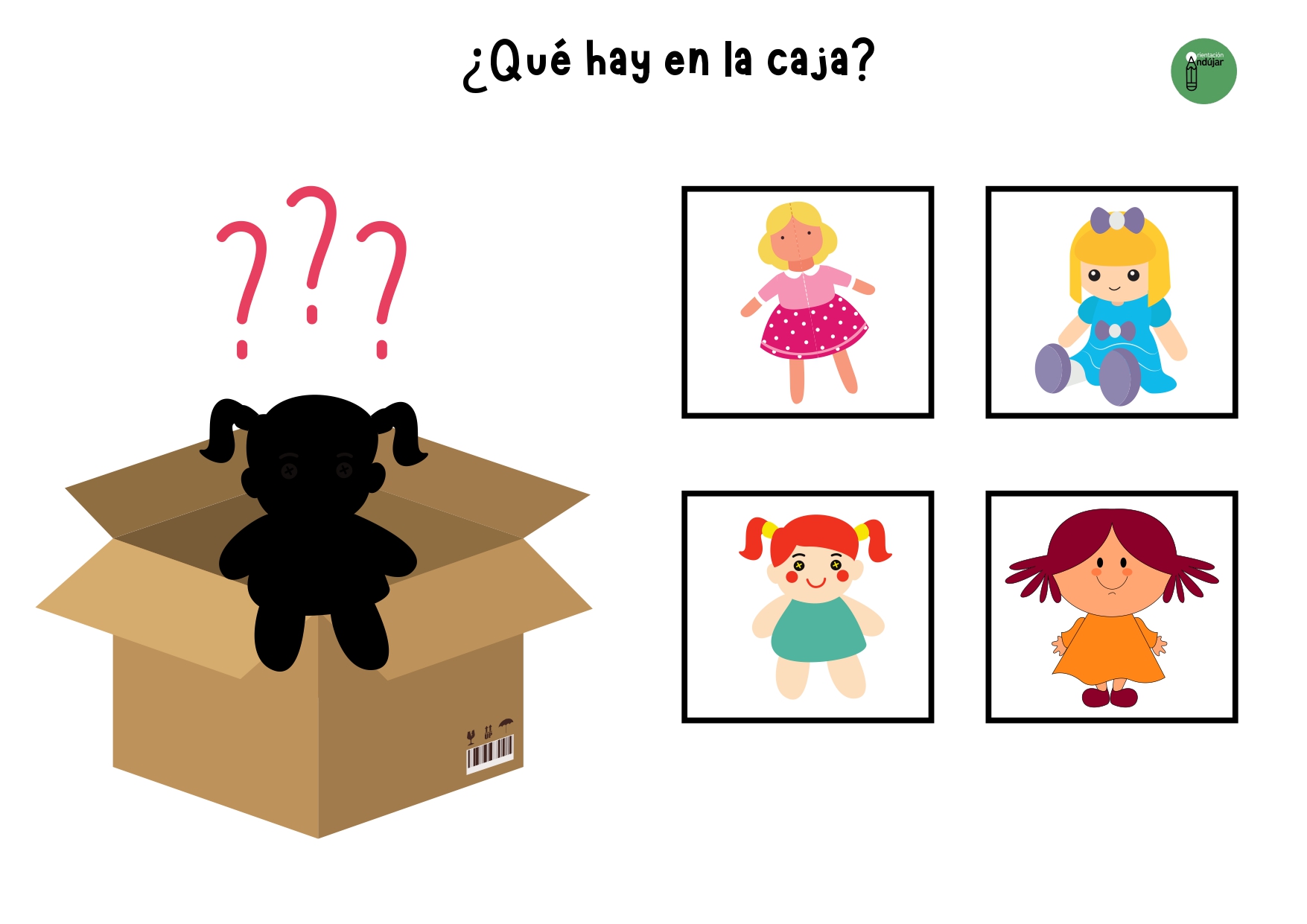 ¿Qué hay en la caja? Divertida actividad de atención - Orientacion Andujar