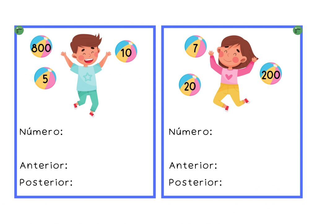 Construye el número y completa - Orientacion Andujar