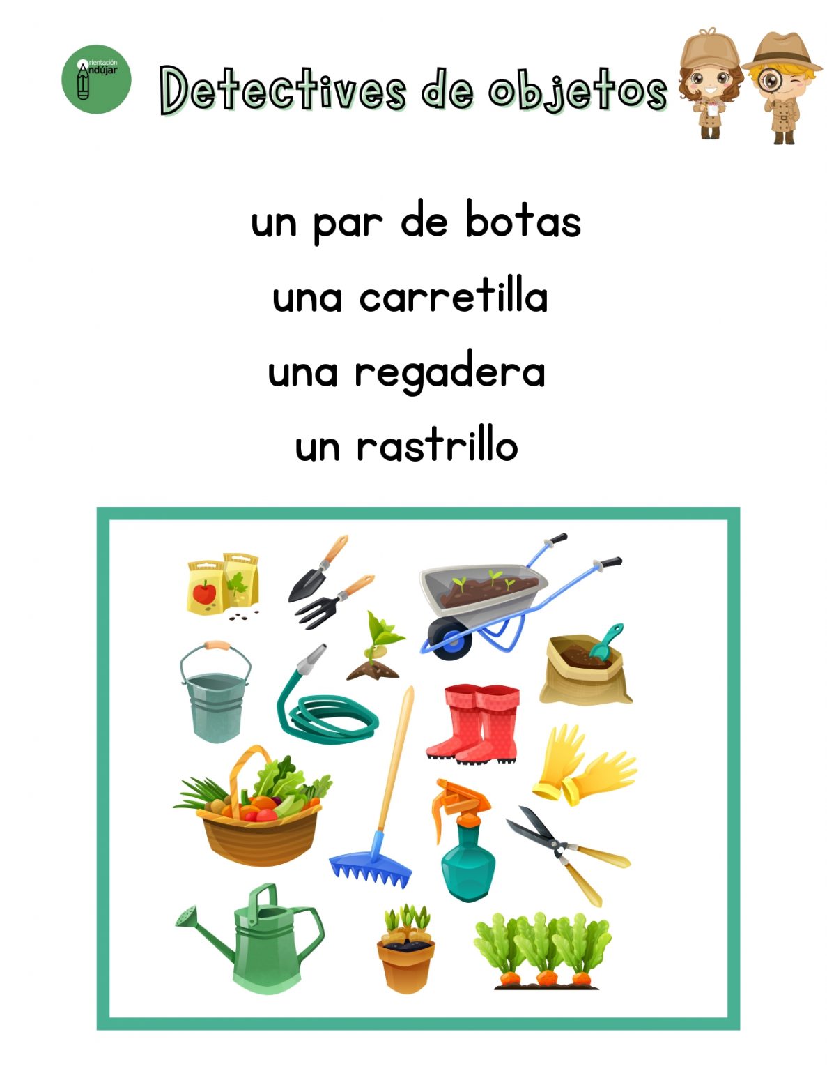 Trabajamos comprensión lectora y vocabulario Detectives de objetos ...