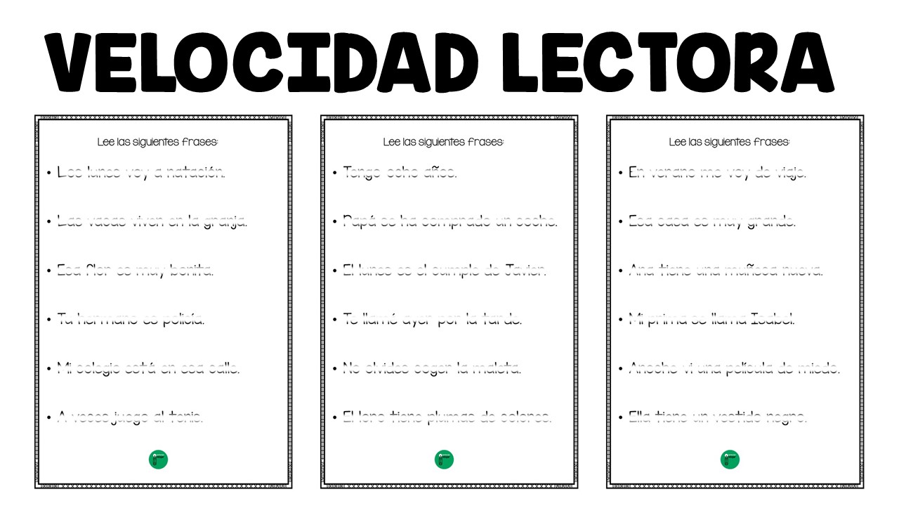 Hojas De Trabajo Para Mejorar La Fluidez De Las Oraciones