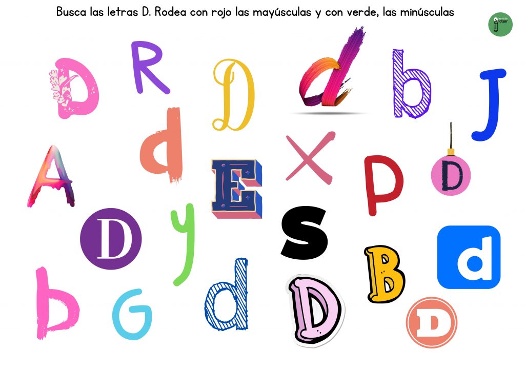 CUADERNO LECTOESCRITURA La divertida letra D - Orientacion Andujar