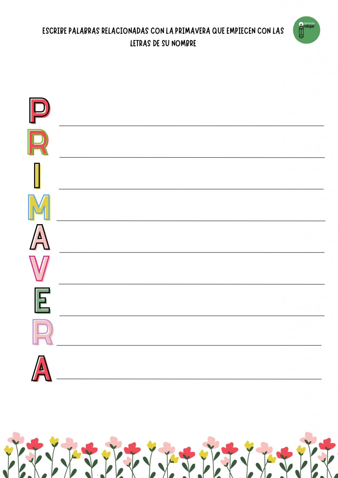 Mi librito de Primavera - Orientacion Andujar