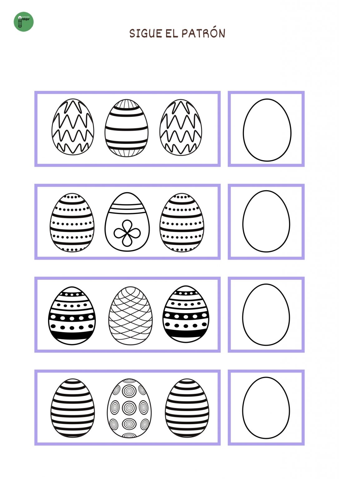 Actividades variadas cuadernito de pascua atención y estimulación ...