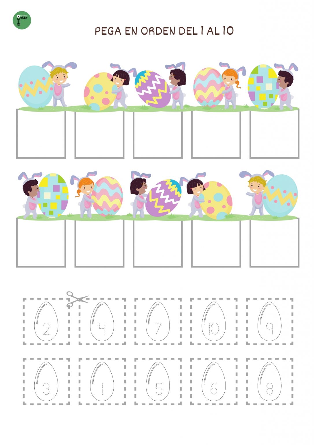 Actividades variadas cuadernito de pascua atención y estimulación ...