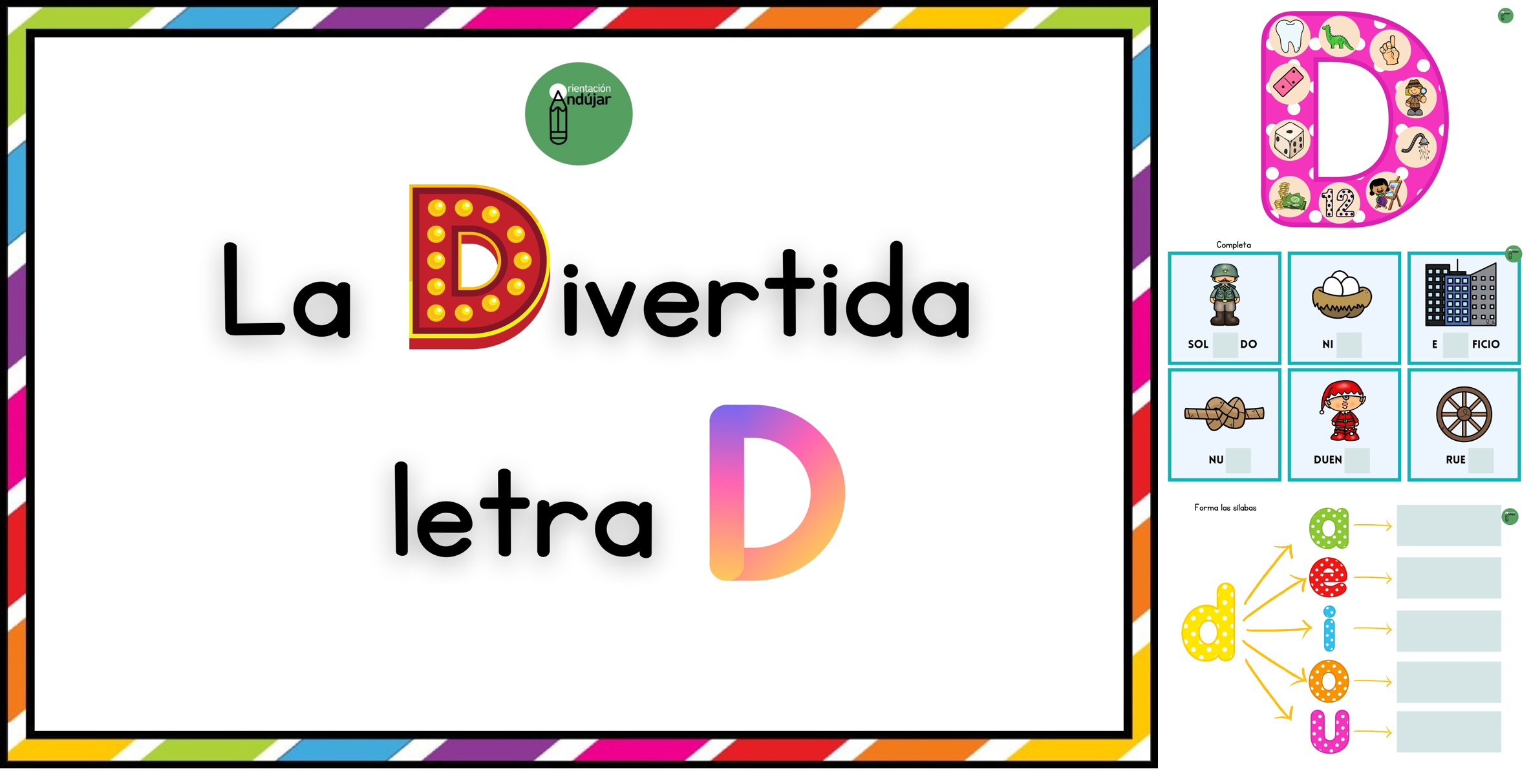 La Letra D Activity Actividades De Letras Lectura Y Escritura