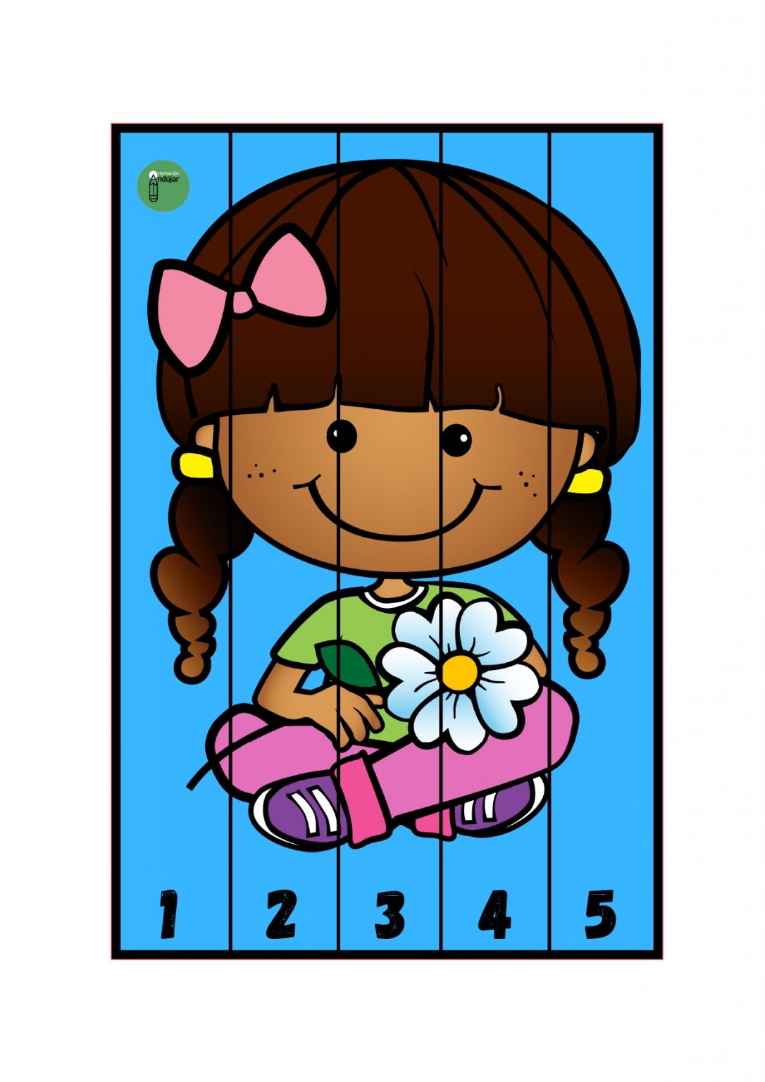 Preciosos puzzles de primavera en vacaciones - Orientacion Andujar