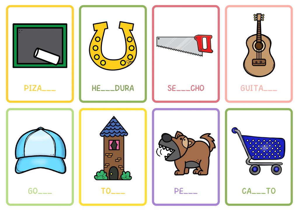 ROTACISMO DISCRIMINACIÓN AUDITIVA Sílabas con /R/ - Orientacion Andujar