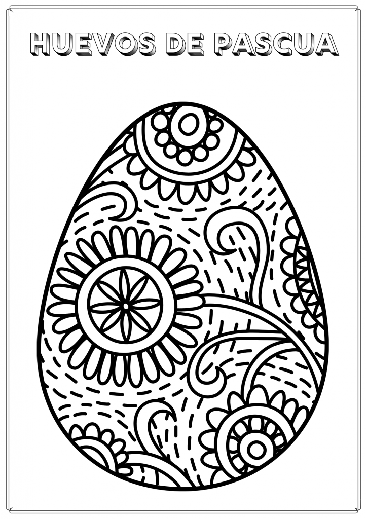 VAMOS A COLOREAR HUEVOS DE PASCUA - Orientacion Andujar