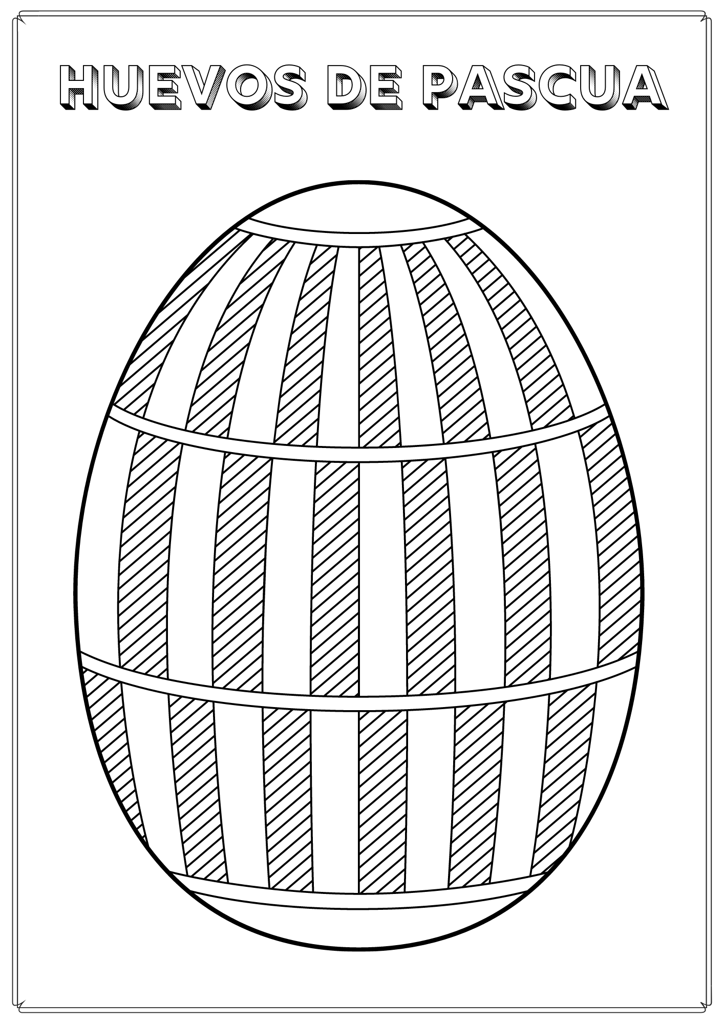 VAMOS A COLOREAR HUEVOS DE PASCUA - Orientacion Andujar