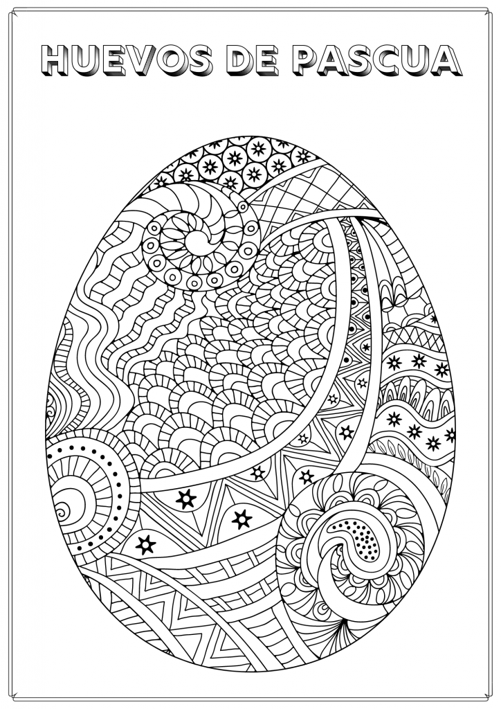 VAMOS A COLOREAR HUEVOS DE PASCUA - Orientacion Andujar