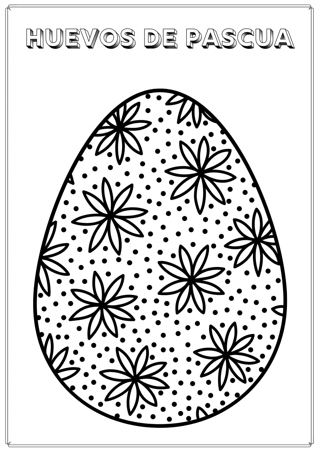 VAMOS A COLOREAR HUEVOS DE PASCUA - Orientacion Andujar