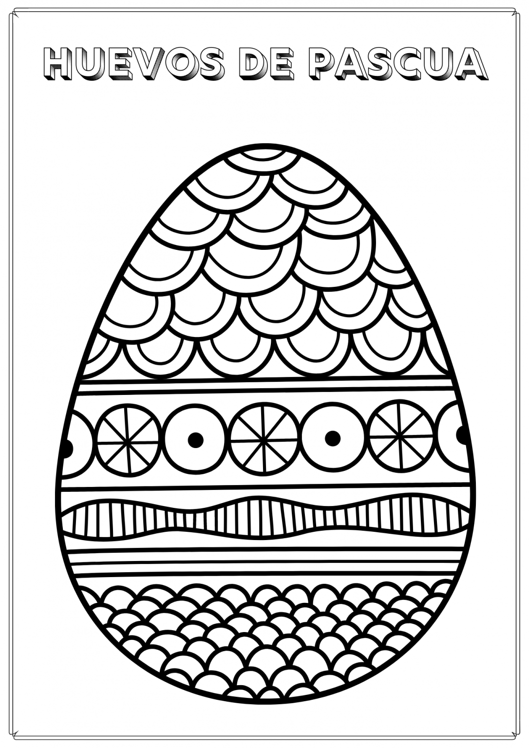 VAMOS A COLOREAR HUEVOS DE PASCUA - Orientacion Andujar