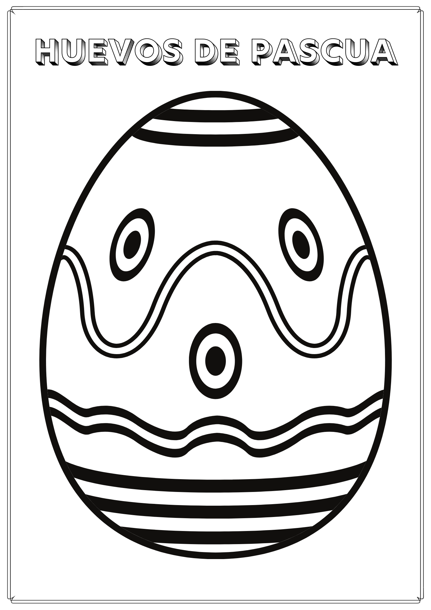 VAMOS A COLOREAR HUEVOS DE PASCUA - Orientacion Andujar