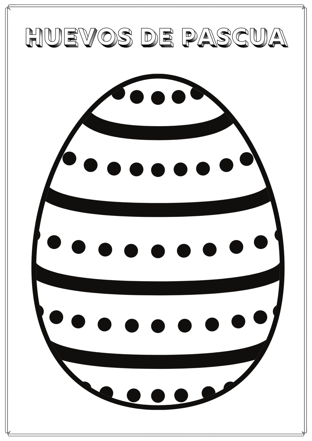 VAMOS A COLOREAR HUEVOS DE PASCUA - Orientacion Andujar