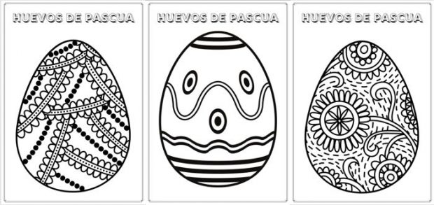 VAMOS A COLOREAR HUEVOS DE PASCUA - Orientacion Andujar