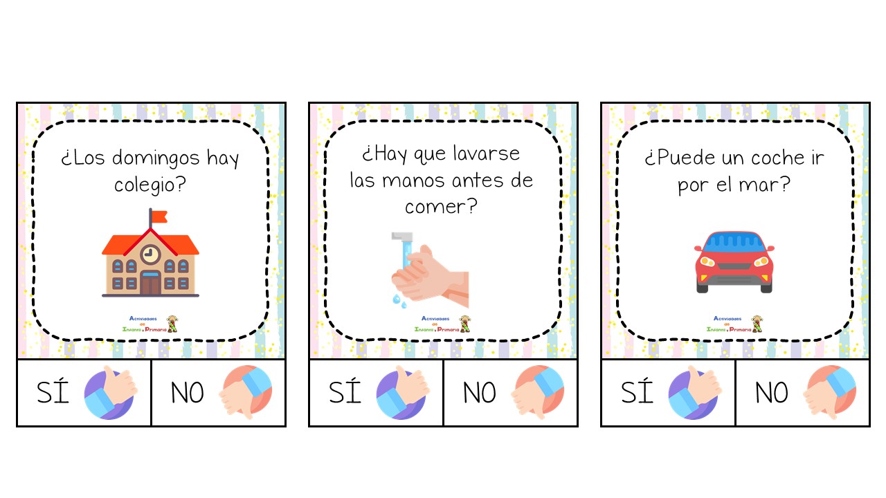 Respuestas sí – no Comprensión lectora de preguntas - Orientacion Andujar
