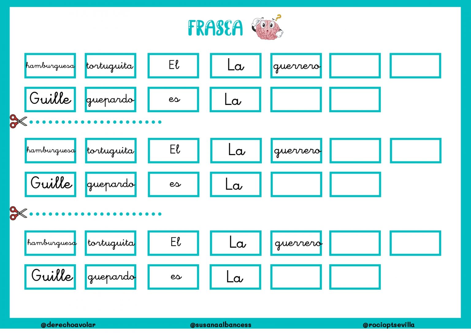 el mundo de las letras letra g - gue -gui - Orientacion Andujar