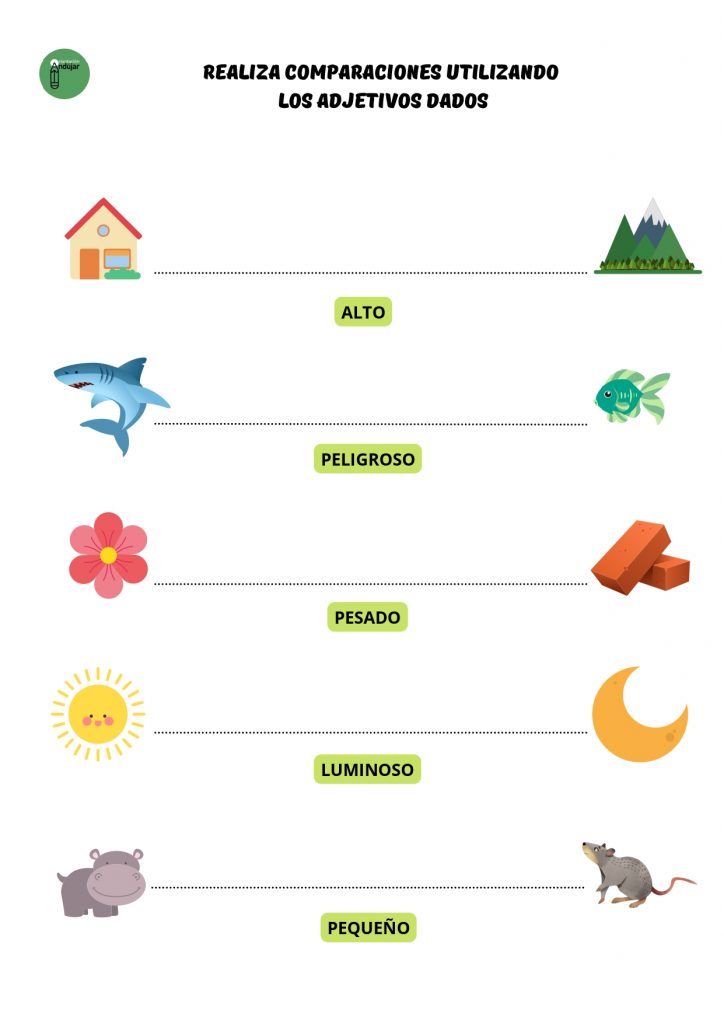 Comparaciones: expresión escrita - Orientacion Andujar