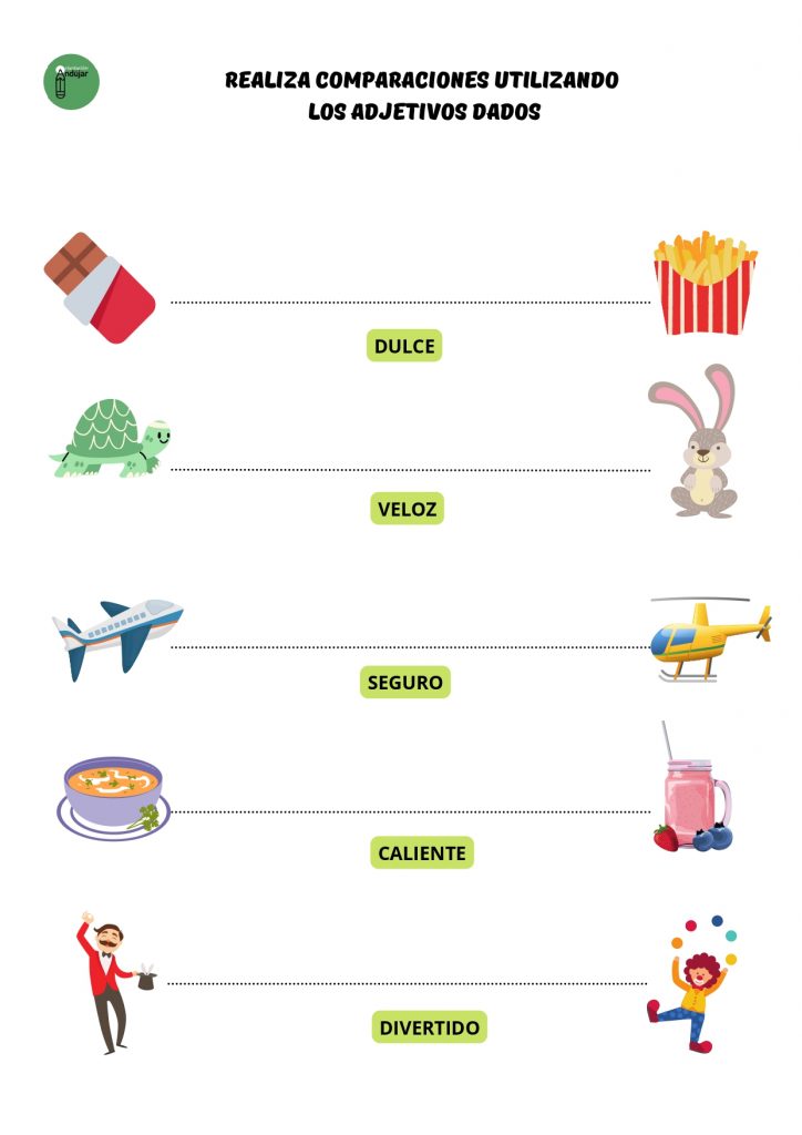Comparaciones: expresión escrita - Orientacion Andujar