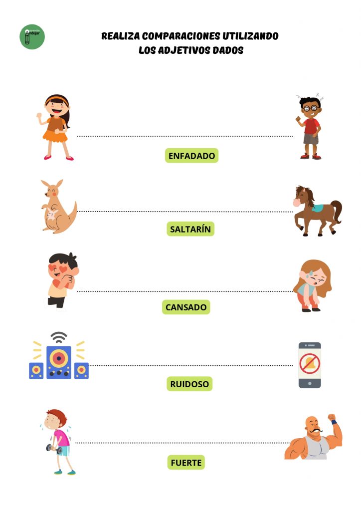Comparaciones: expresión escrita - Orientacion Andujar