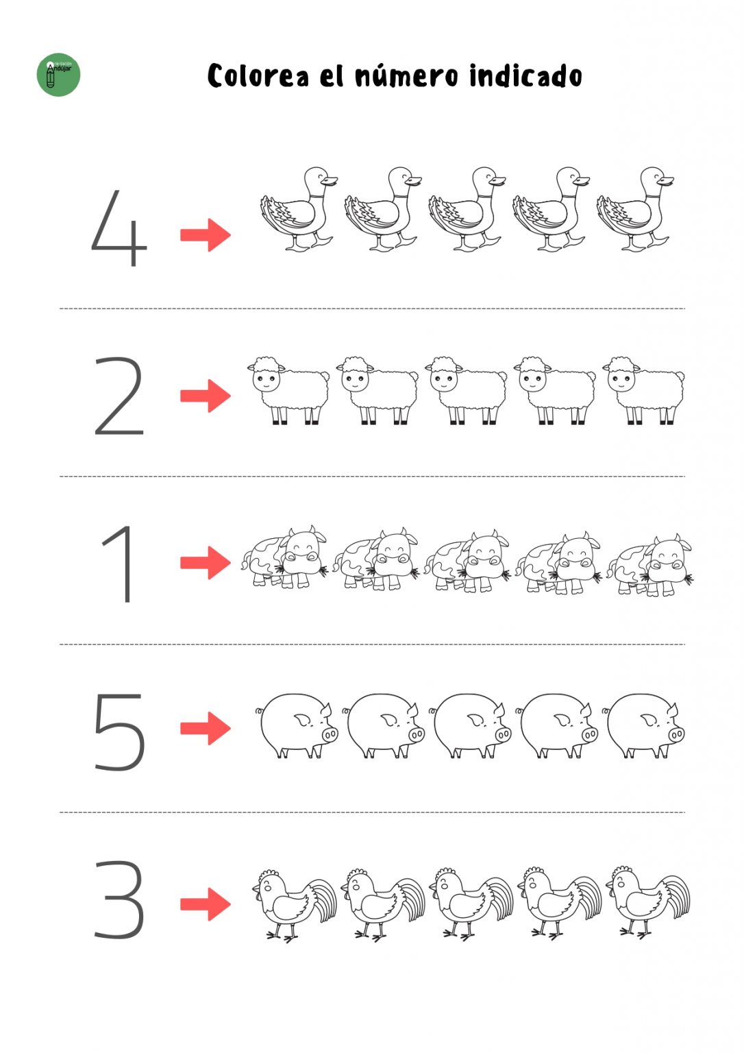 Divertido cuadernillo de actividades: Números del 1 al 10 - Actividades ...