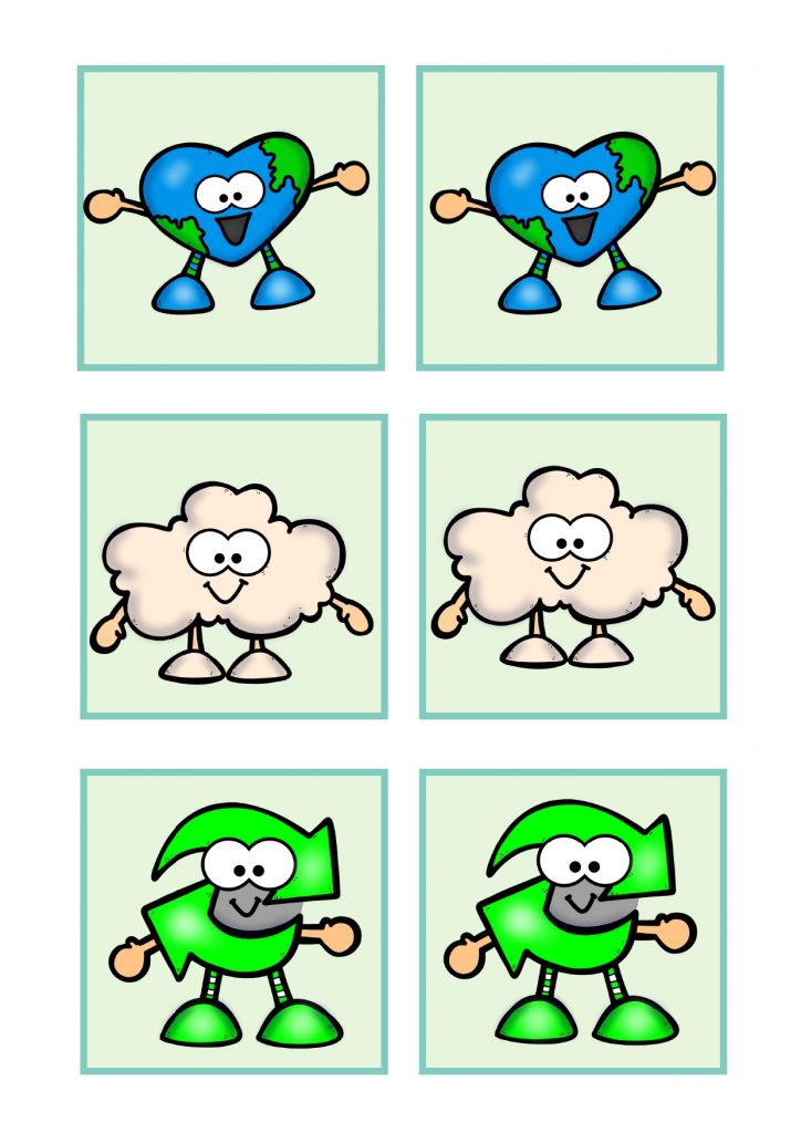 Divertido Memory Día de la Tierra - Orientacion Andujar