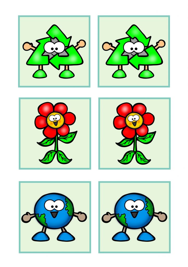 Divertido Memory Día de la Tierra - Orientacion Andujar