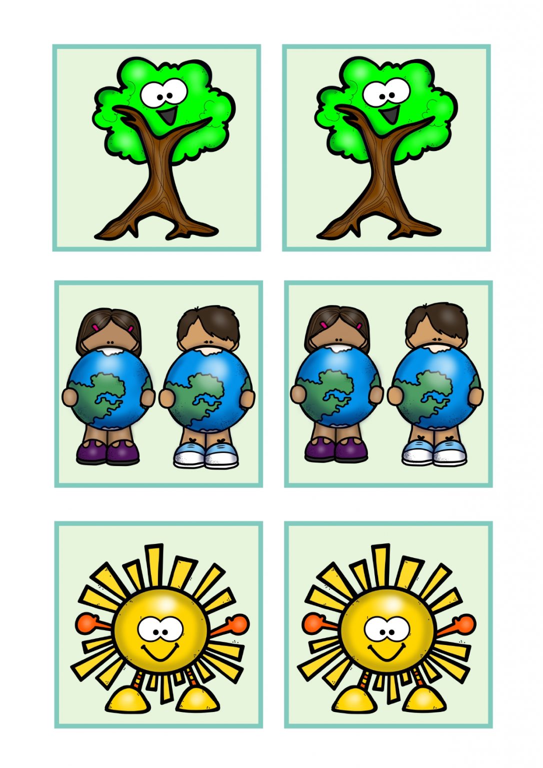 Divertido Memory Día de la Tierra - Orientacion Andujar