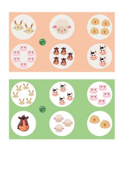 Bonita Lotería ANIMALES DE LA GRANJA y CONTEO - Orientacion Andujar