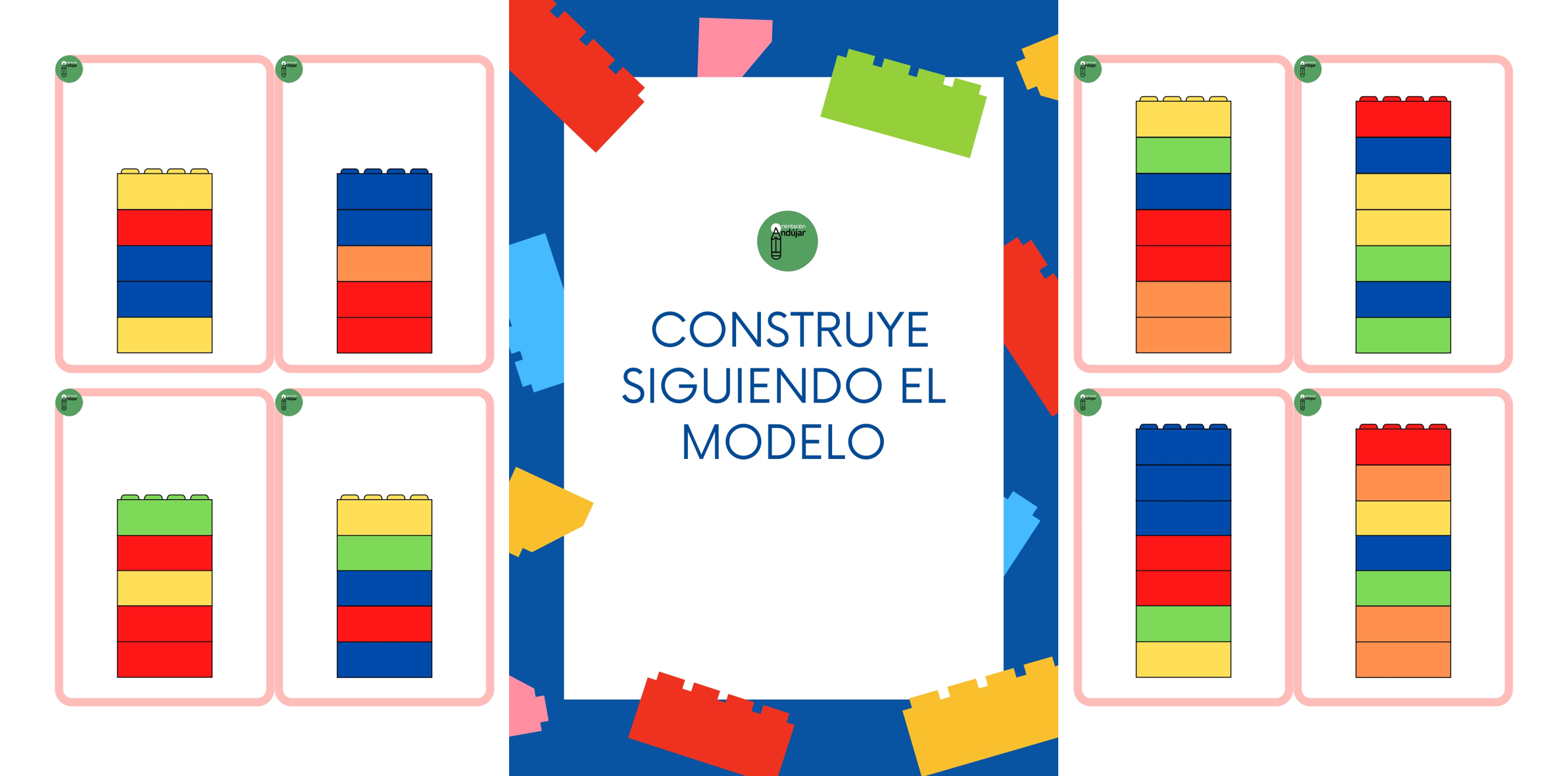 ATENCIÓN Y MOTRICIDAD FINA: construye siguiendo el modelo - Orientacion ...