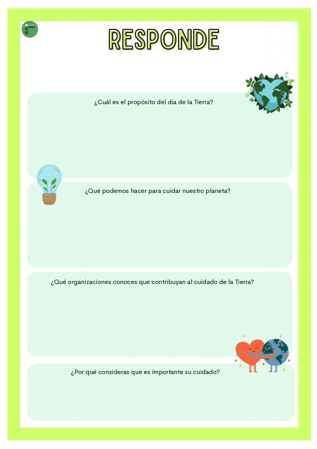 Pack actividades Día de la Tierra 2023 - Orientacion Andujar