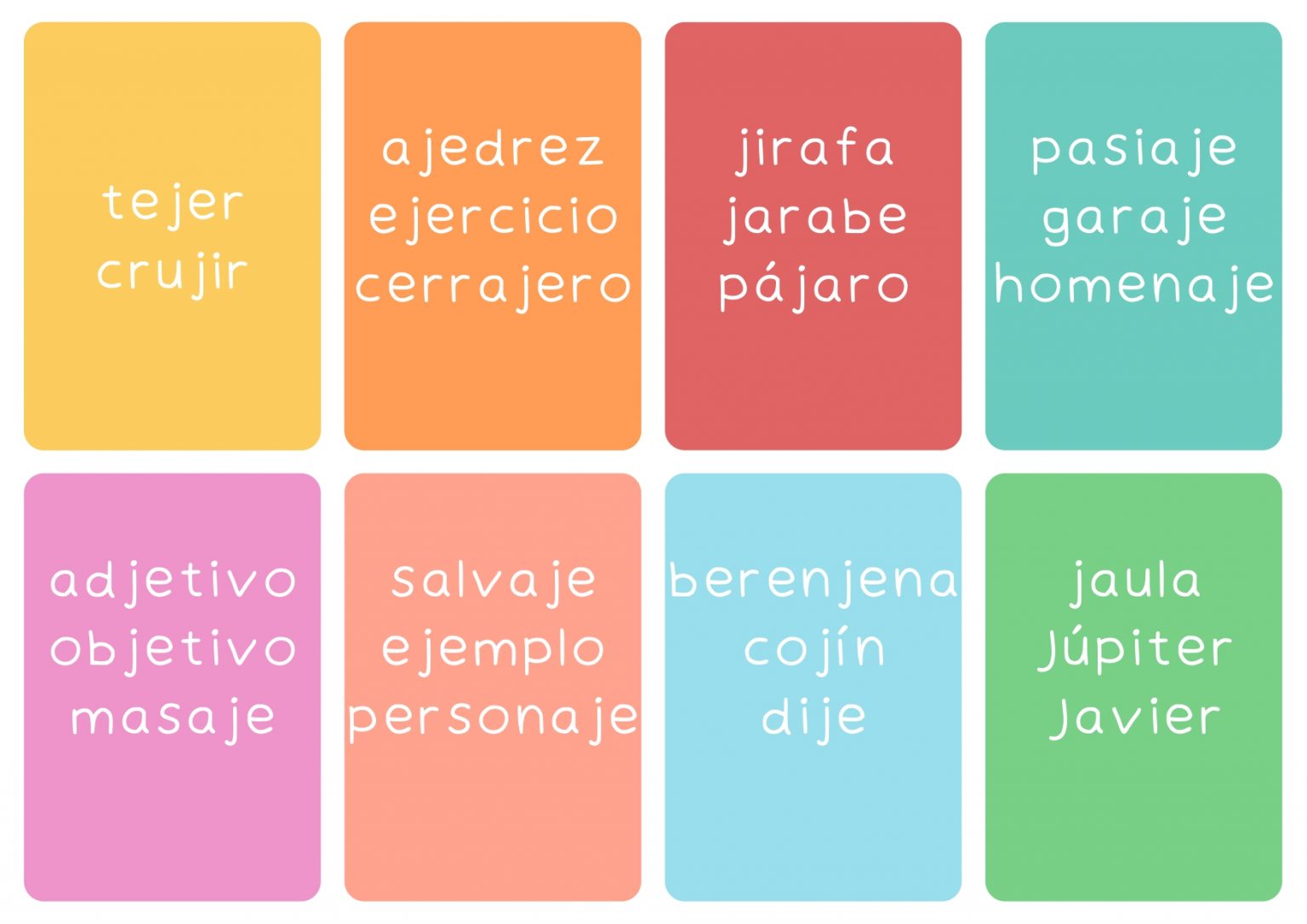 Divertido juego para repasar ortografía - Orientacion Andujar