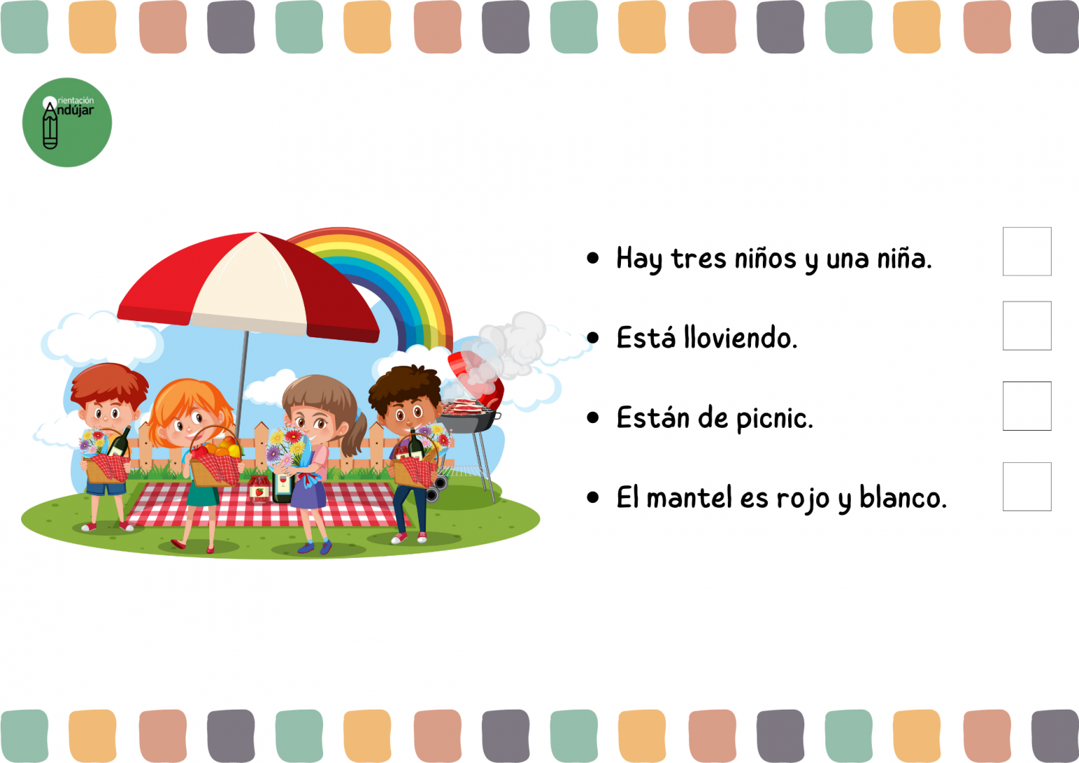 COMPRENSIÓN LECTORA: ¿verdadero o falso? - Orientacion Andujar