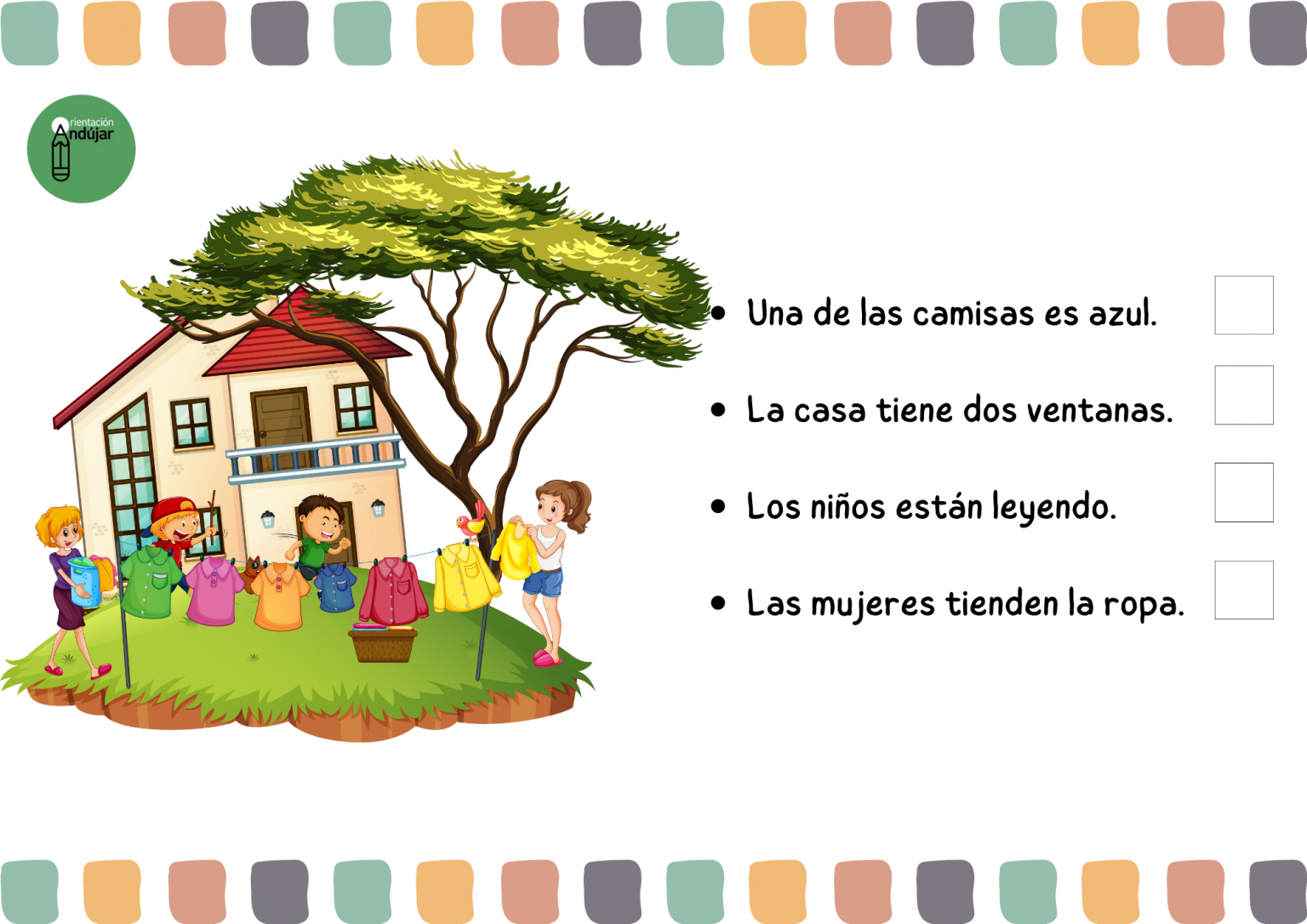 COMPRENSIÓN LECTORA: ¿verdadero o falso? - Orientacion Andujar