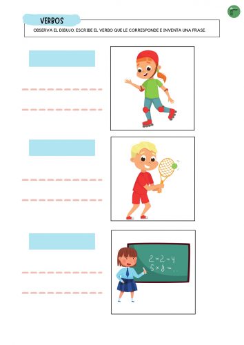Actividad con los verbos - Orientacion Andujar