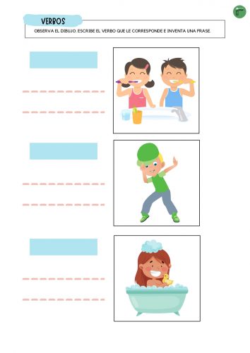 Actividad con los verbos - Orientacion Andujar