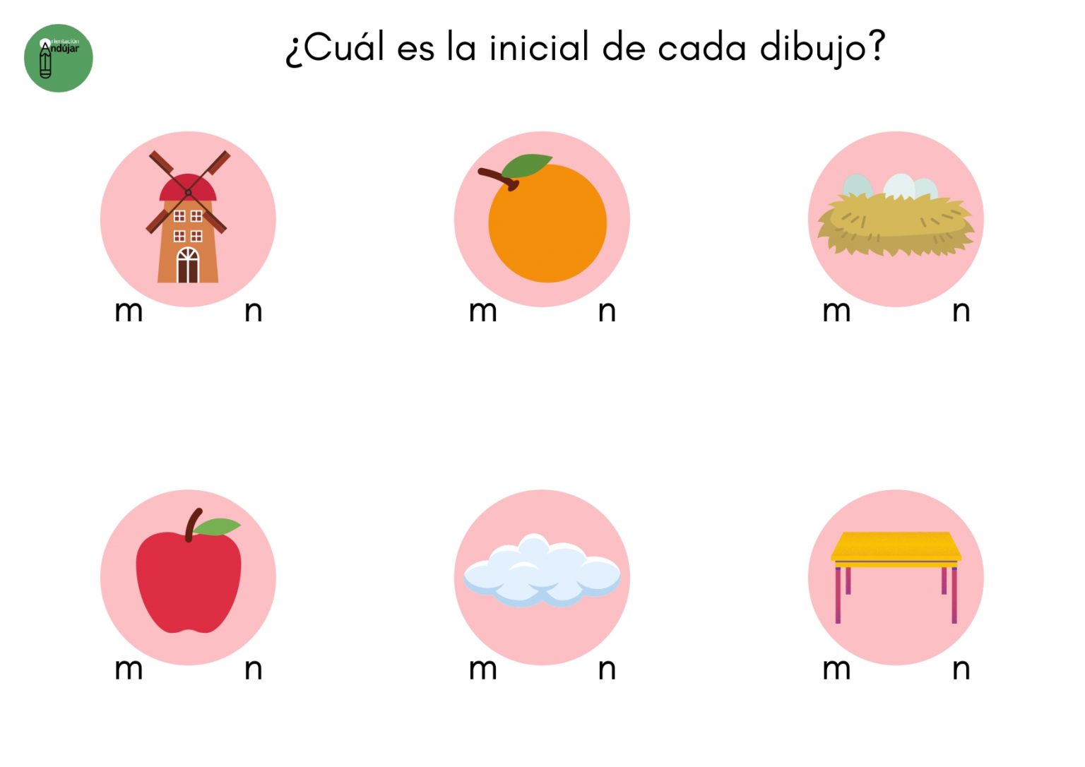 DISLEXIA: discriminación visual de letras - Orientacion Andujar
