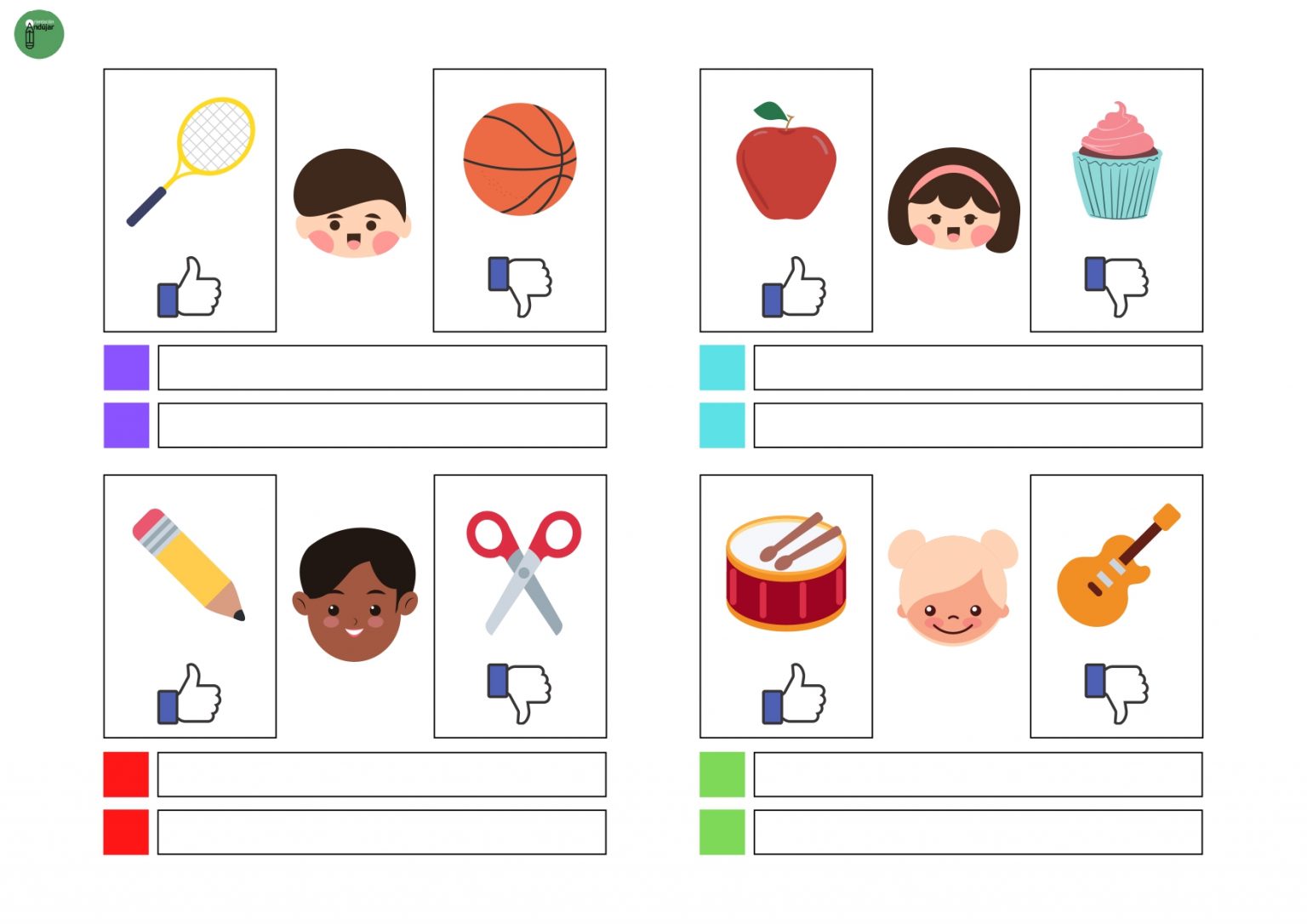 ESCRITURA DE FRASES - Orientacion Andujar