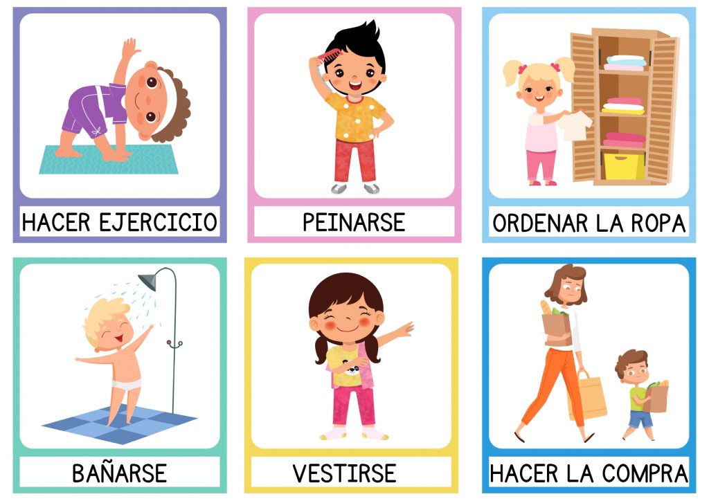 Flashcards: RUTINAS - Orientacion Andujar