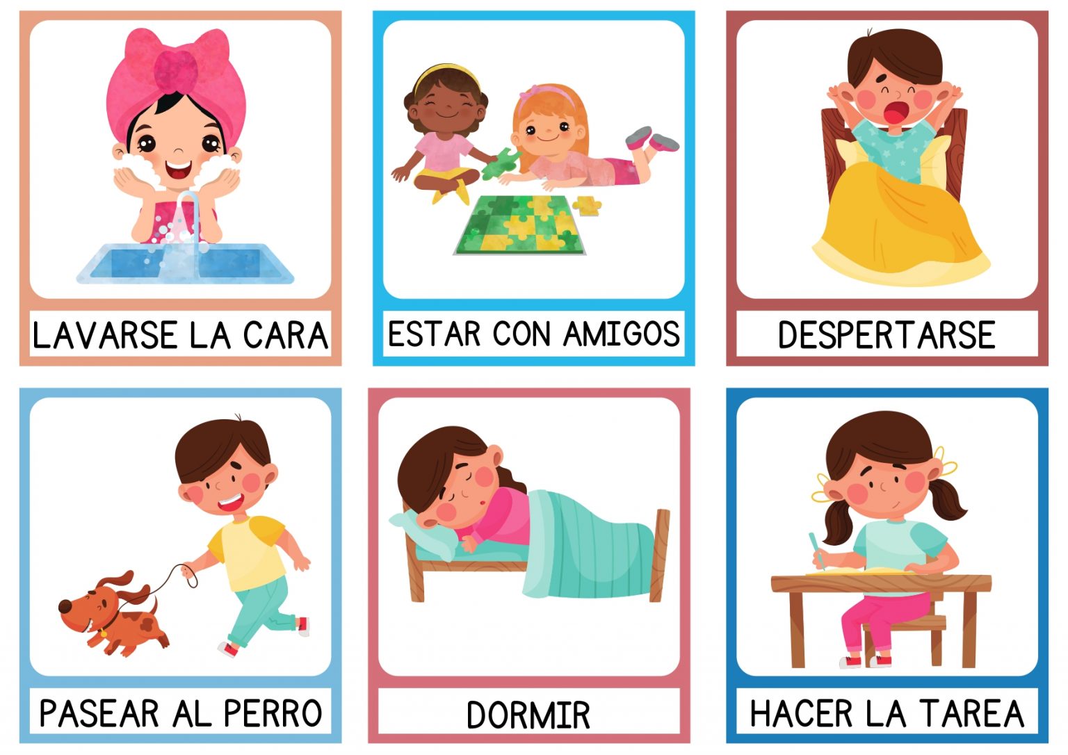 Flashcards: RUTINAS - Orientacion Andujar