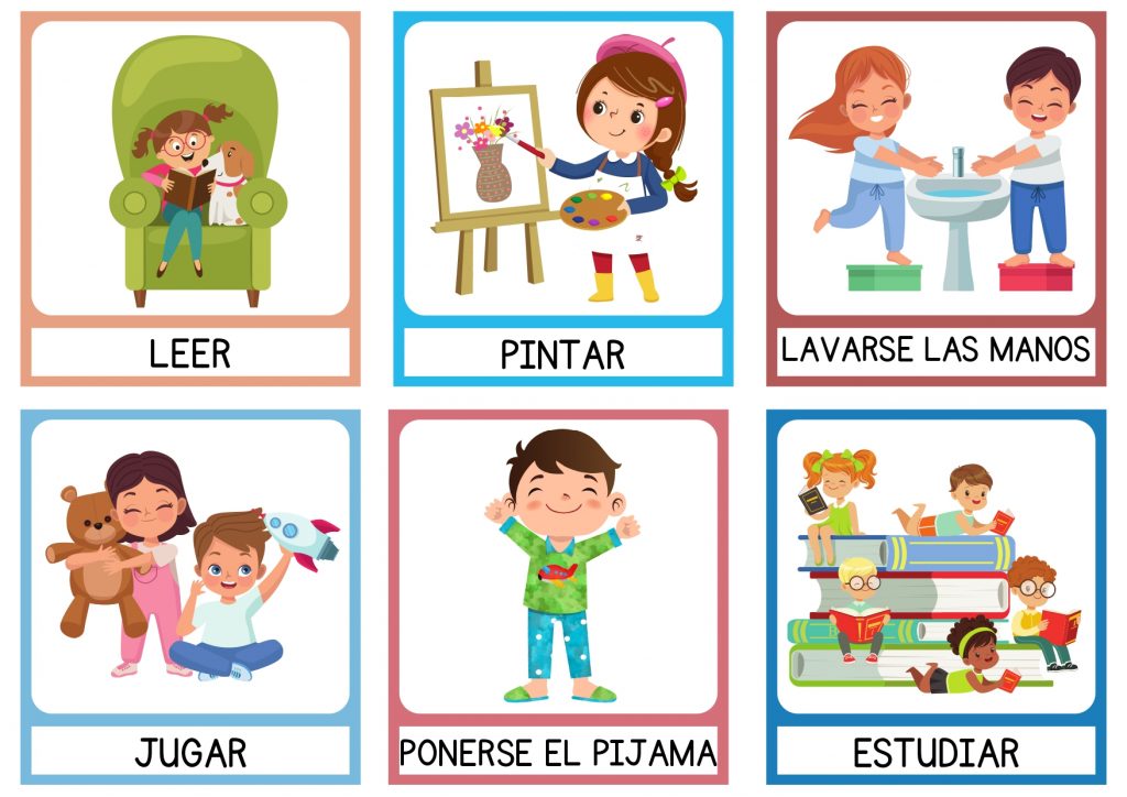 Flashcards: RUTINAS - Orientacion Andujar